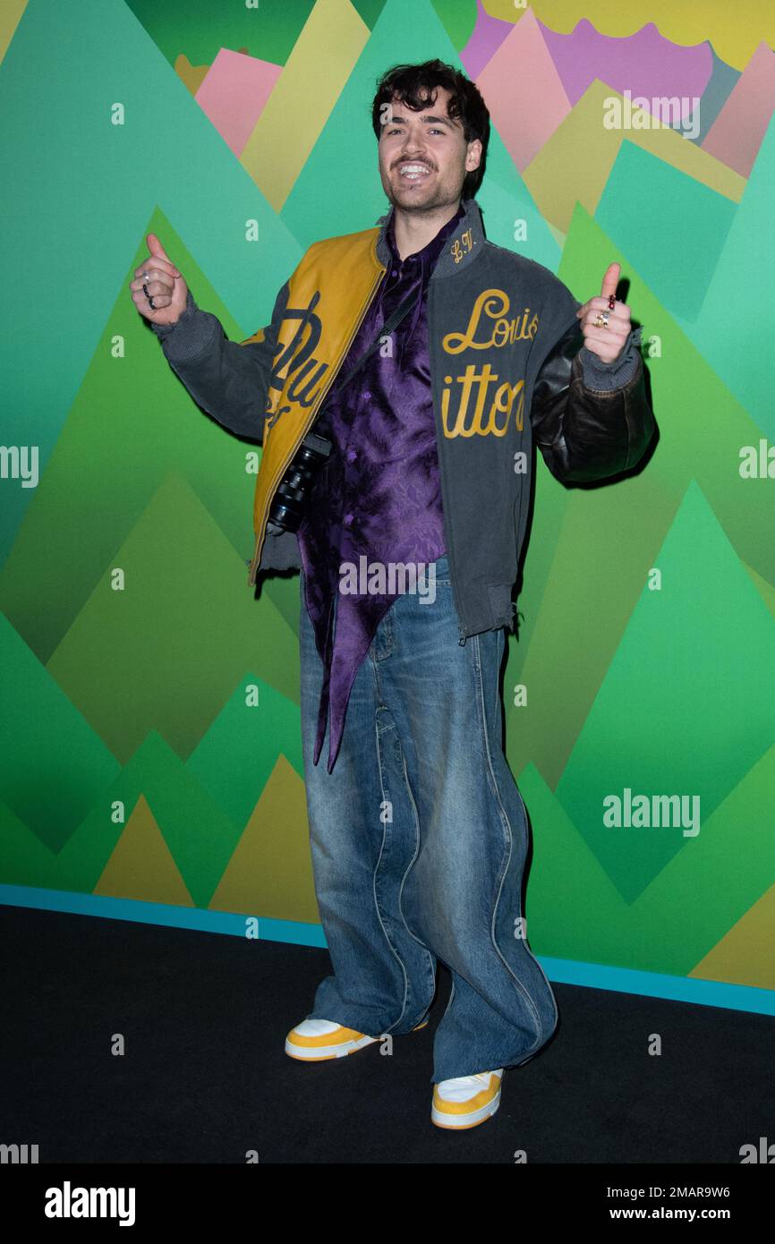 Paris, France. 19th Jan, 2023. Jamie Flatters attending the Louis ...