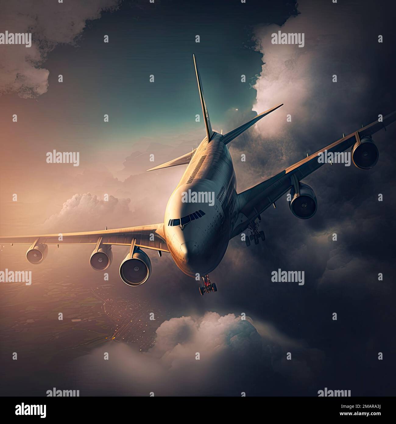 Commercial airplanes hi-res stock photography and images - Alamy
