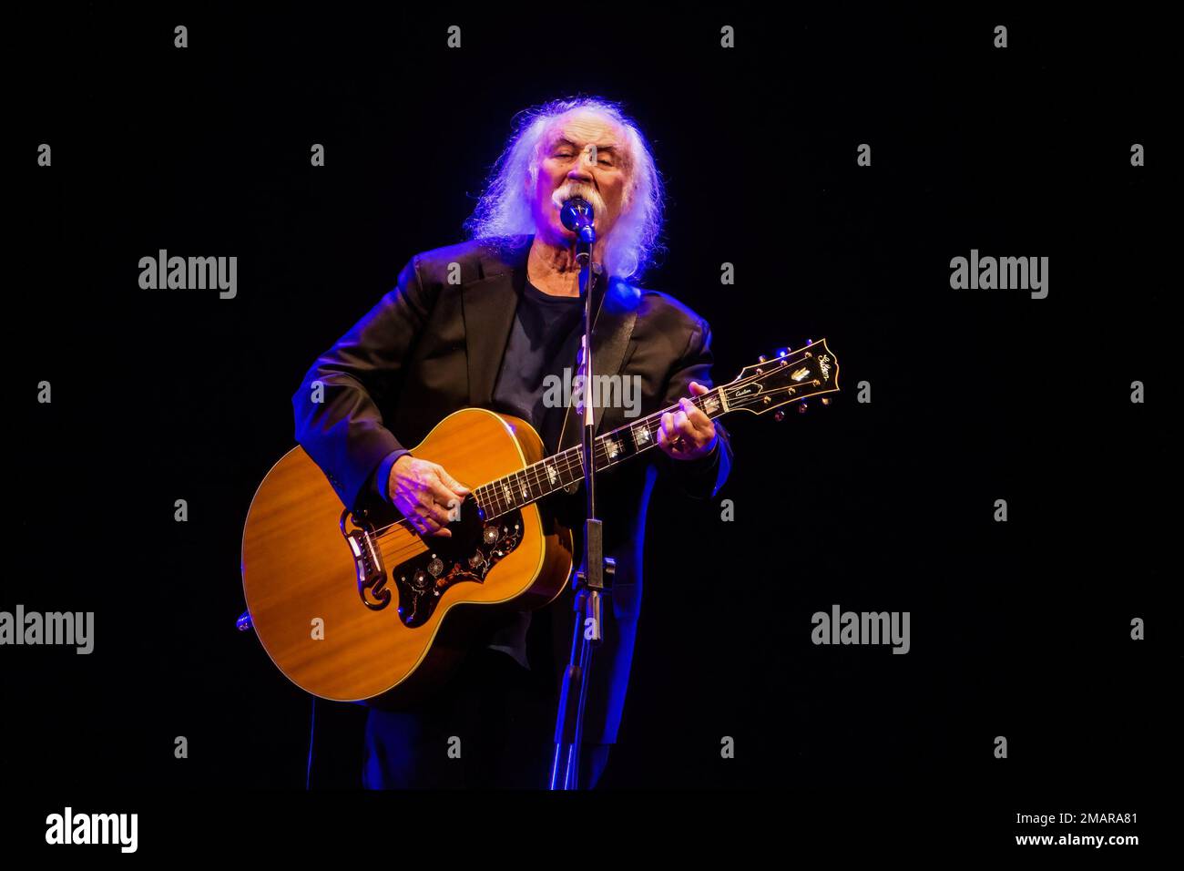 Como, Italy. 10th Dec, 2014. David Crosby, Byrds and Crosby, Stills ...