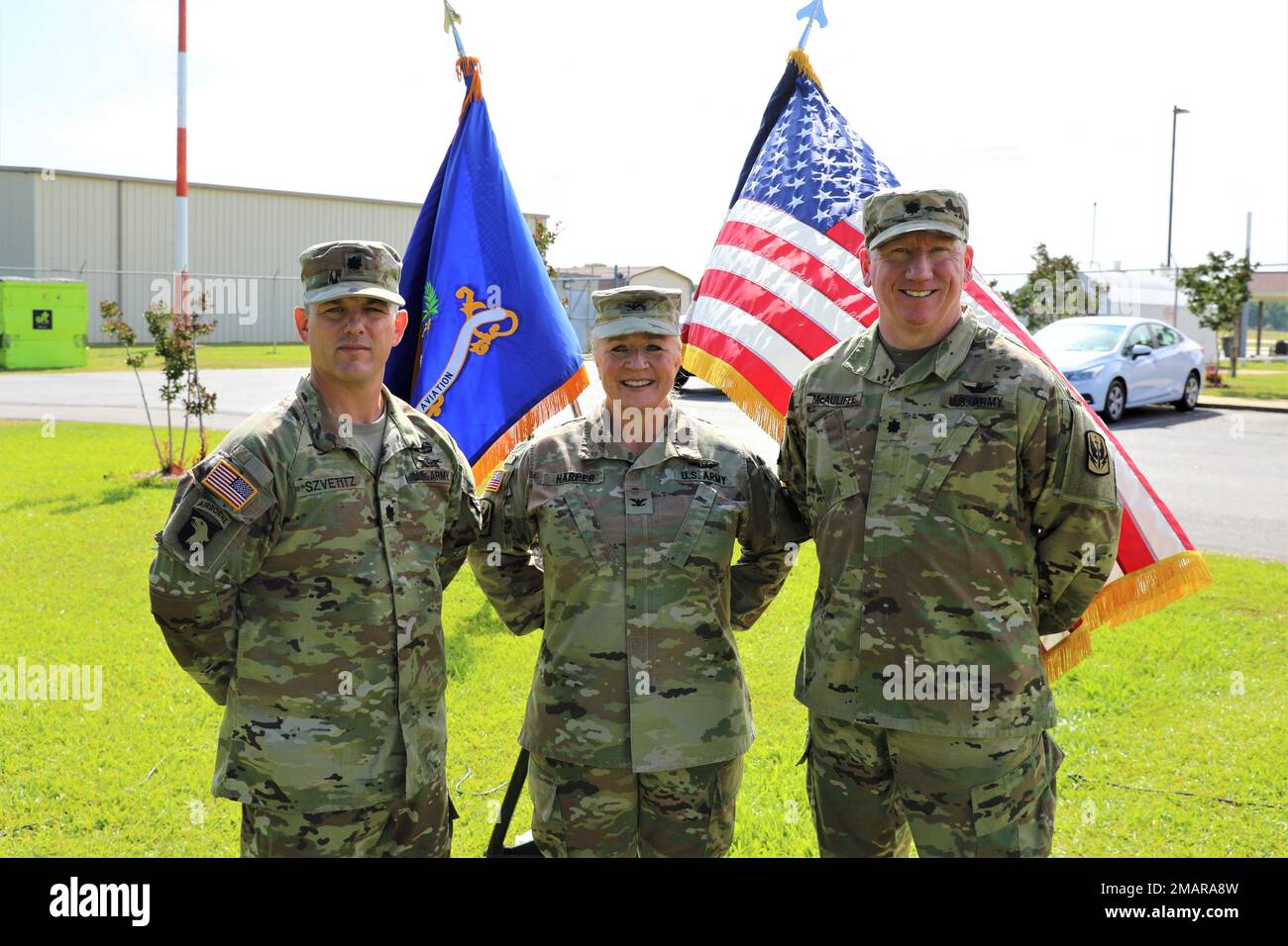 Lt. Col. Patrick J. Szvetitz, incoming commander of the 2-130th ...