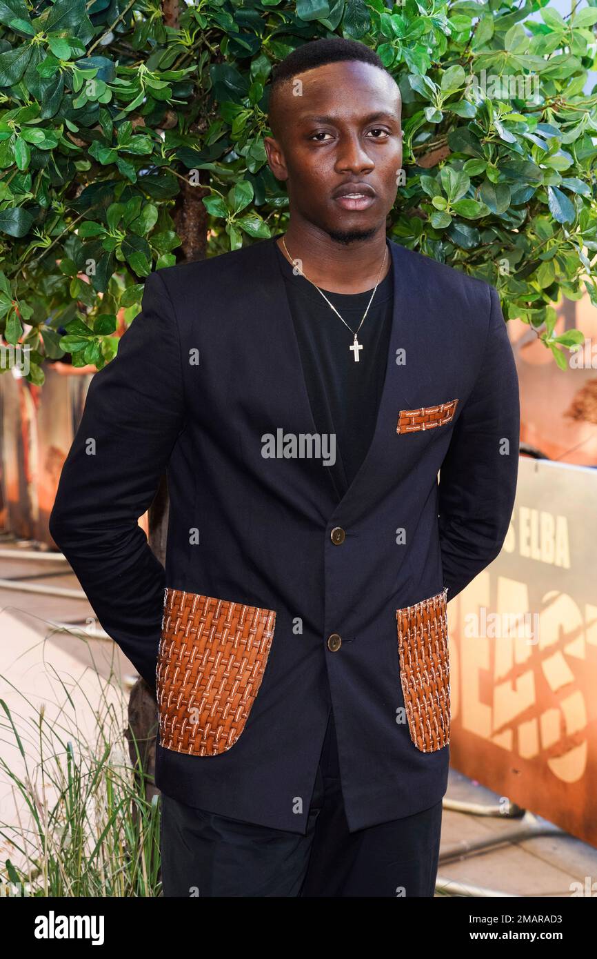 Drizilik poses for photographers upon arrival at the UK special ...