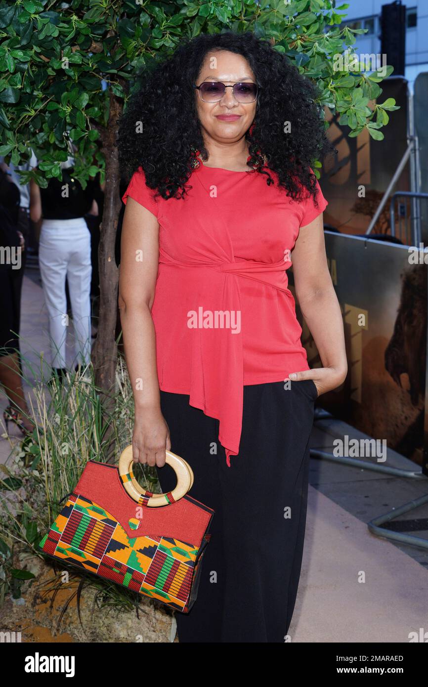 Kanya King poses for photographers upon arrival at the UK special ...