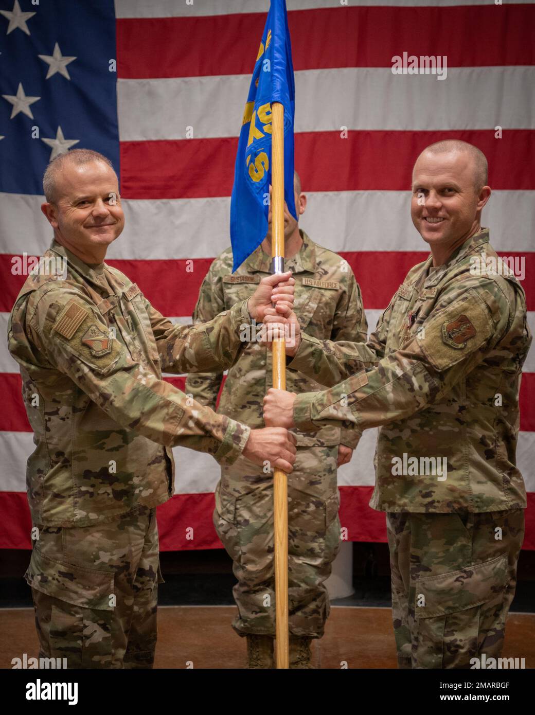 An assumption of command ceremony is held at the Tulsa Air National ...