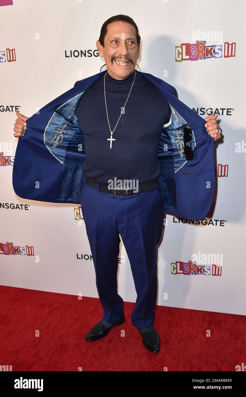 Danny Trejo arrives at the premiere of "Clerks III" on Wednesday, Aug ...