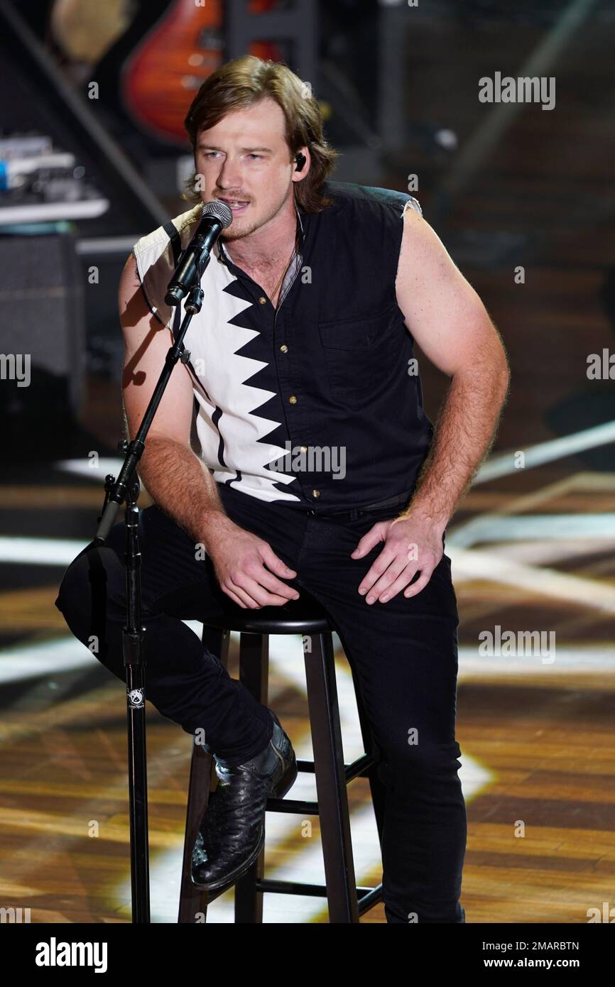 Morgan Wallen performs during the Academy of Country Music Honors award ...