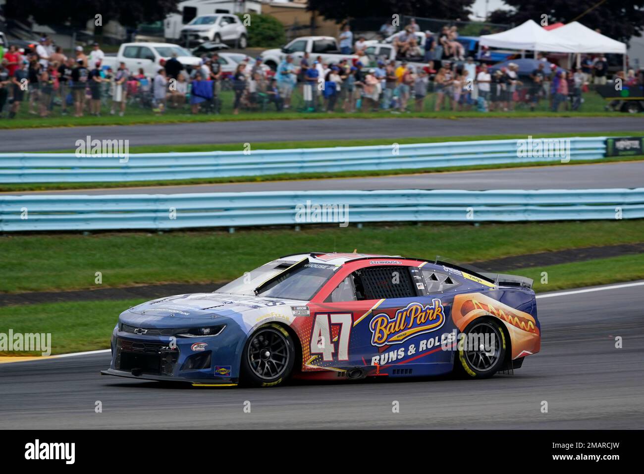 Ricky Stenhouse Jr. during a NASCAR Cup Series auto race in Watkins ...