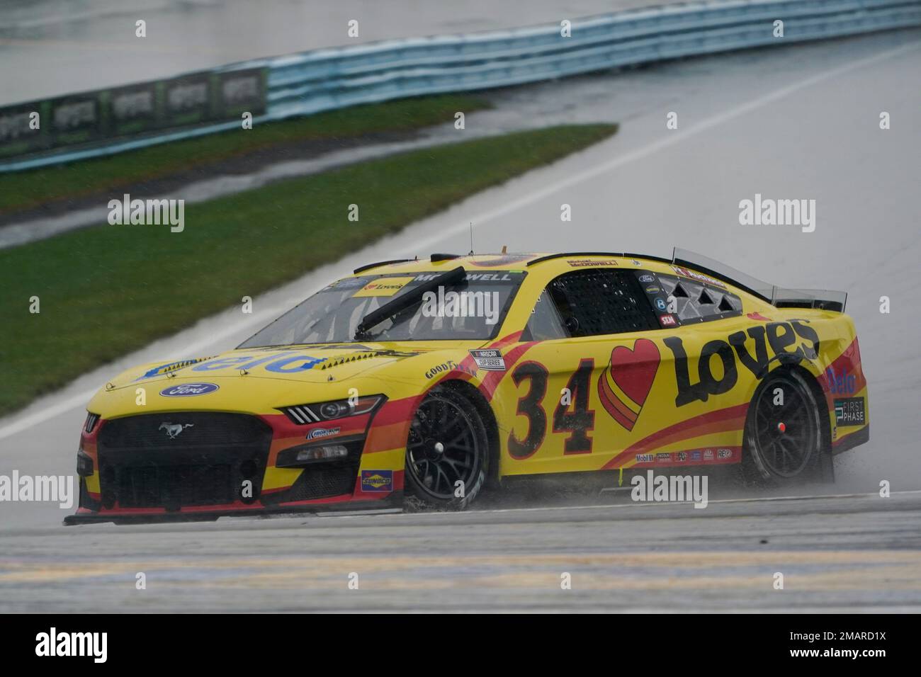 Michael McDowell during a NASCAR Cup Series auto race in Watkins Glen ...