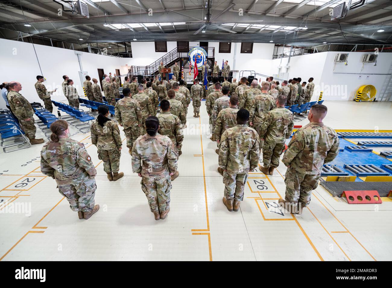 Airmen from across the 39th Air Base Wing attend the 728th Air Mobility ...