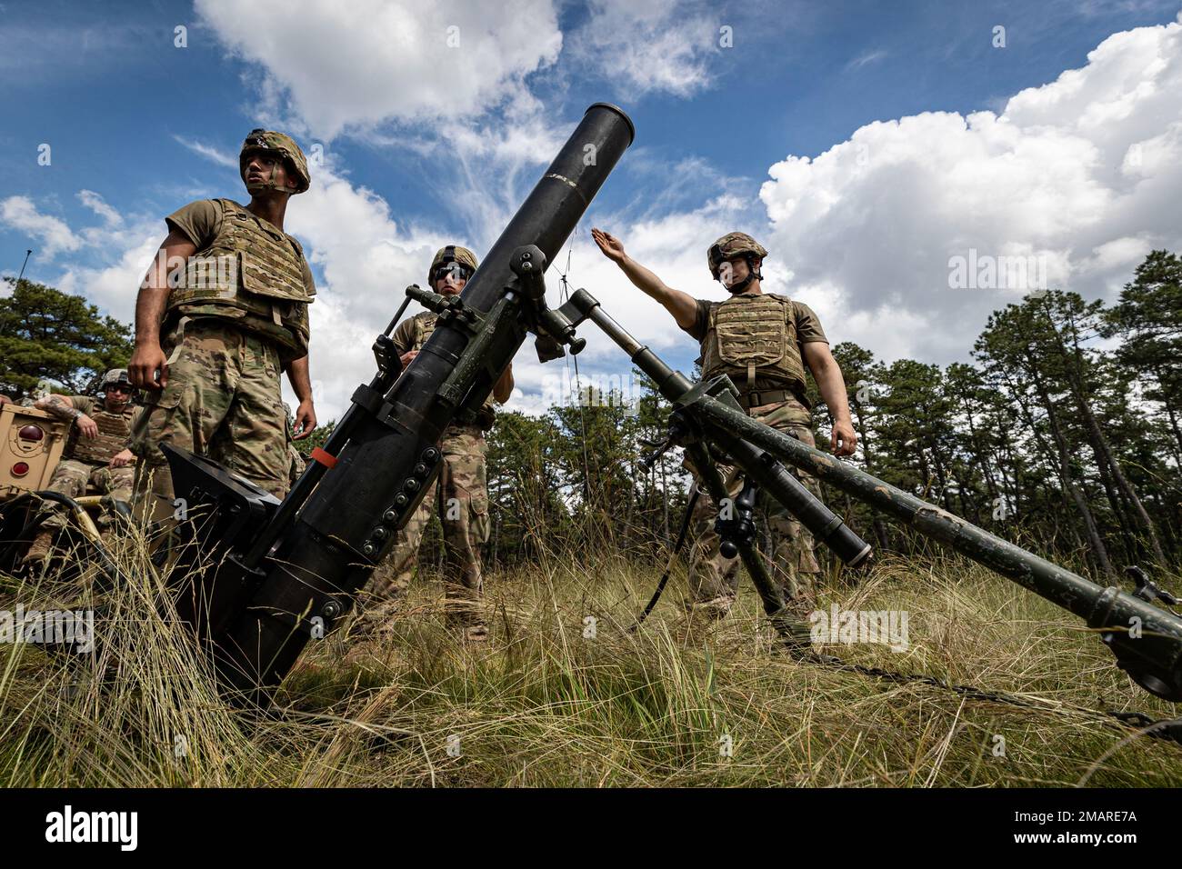 U.S. Army Soldiers with the 1-114th Infantry Regiment, 44th Infantry ...
