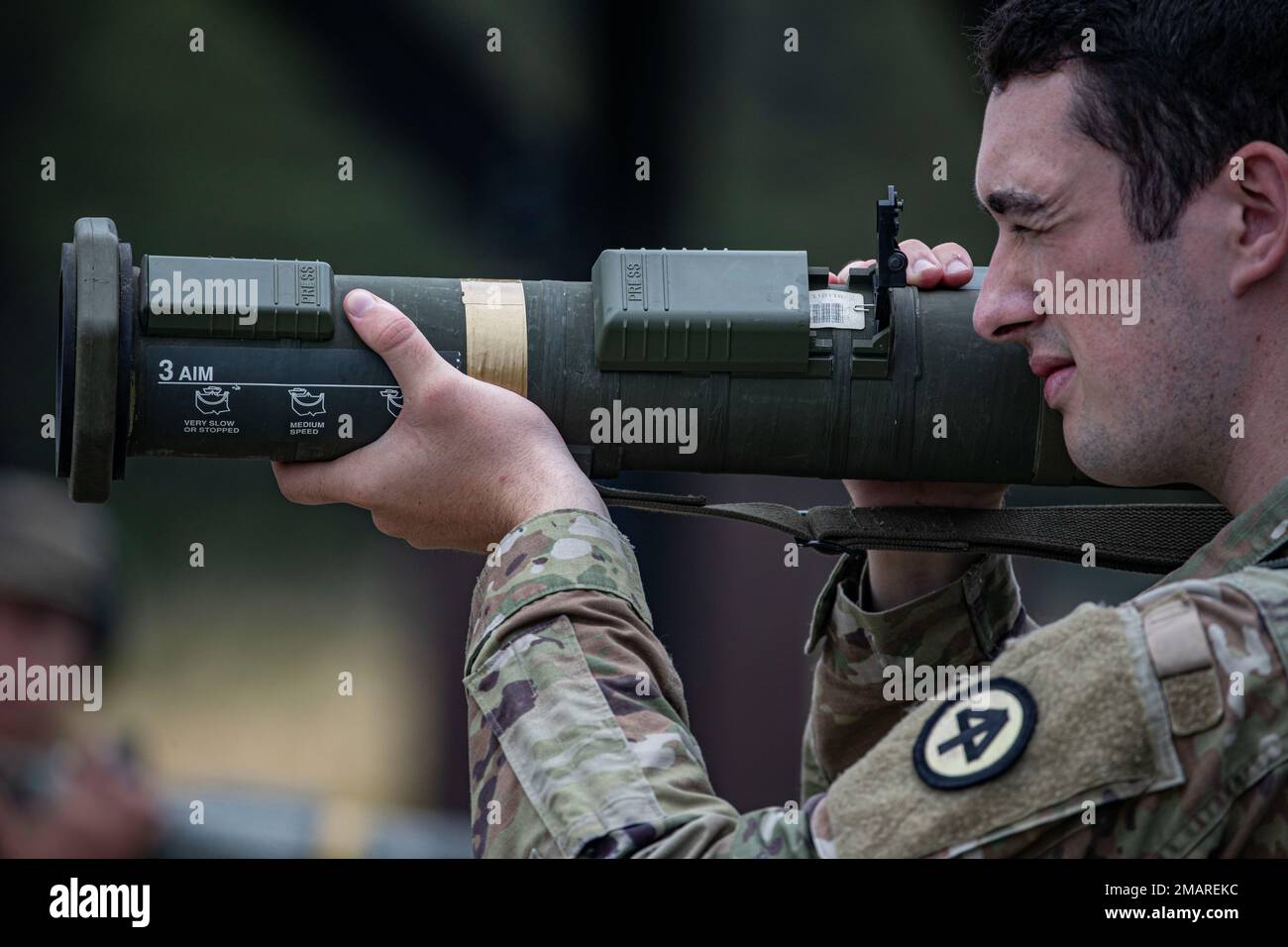U.S. Army Soldiers with the 1-114th Infantry Regiment, 44th Infantry ...