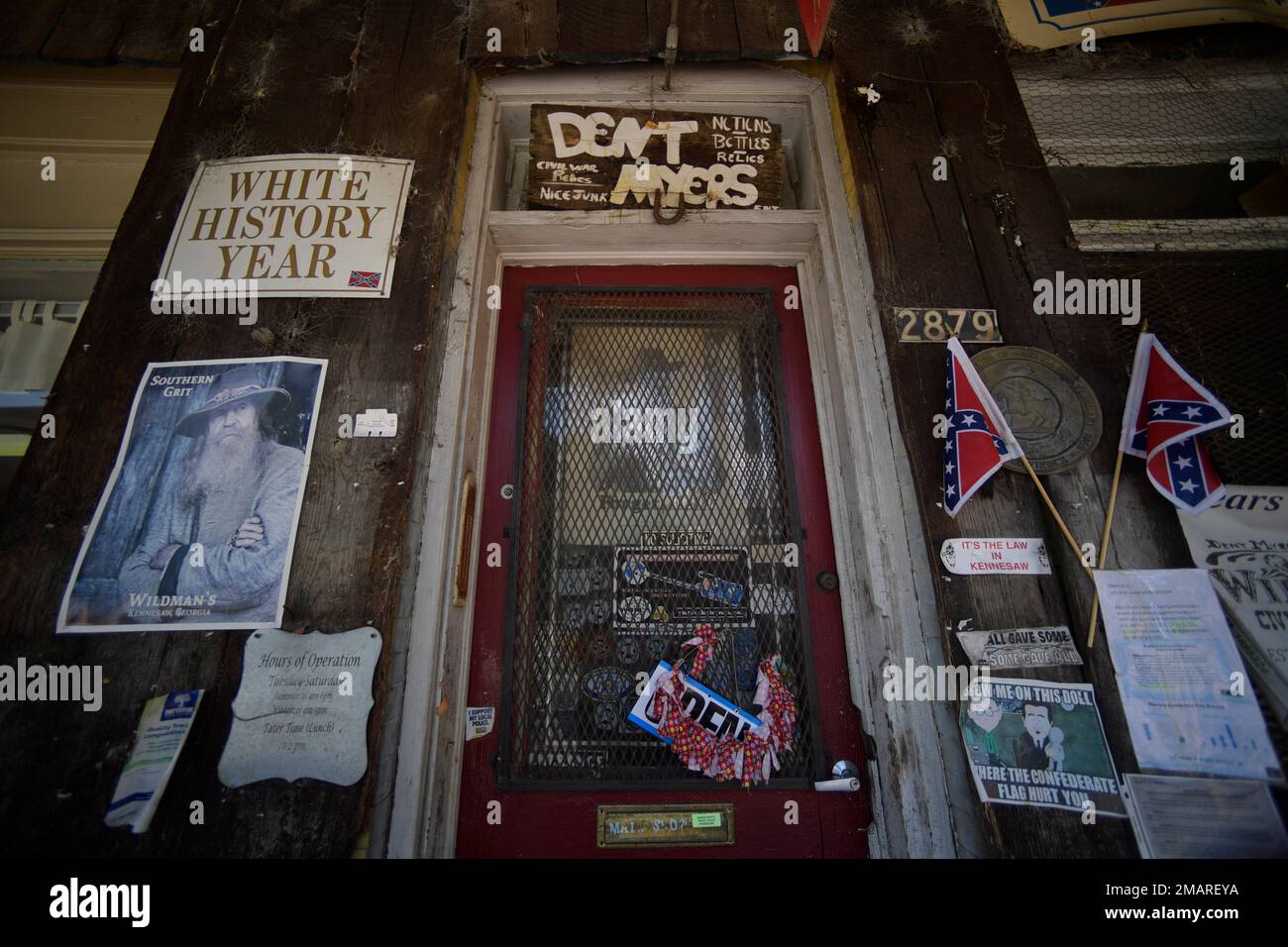 The Wildman's Civil War Surplus store is seen, Tuesday, Aug. 23, 2022 ...