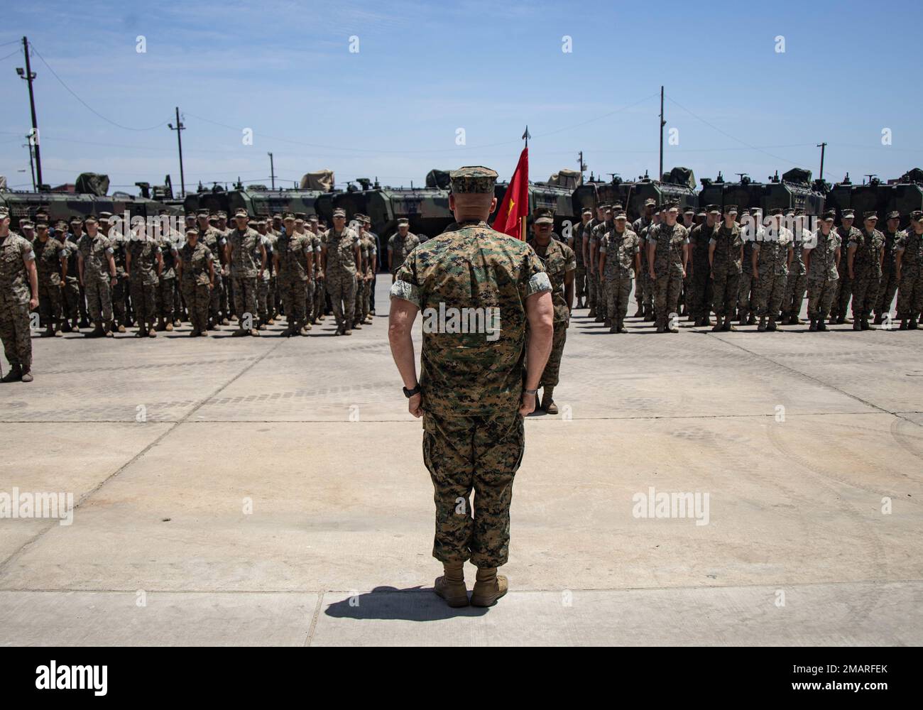 U.S. Marine Corps Lt. Col. Wilson Moore, the commanding officer of 3d ...