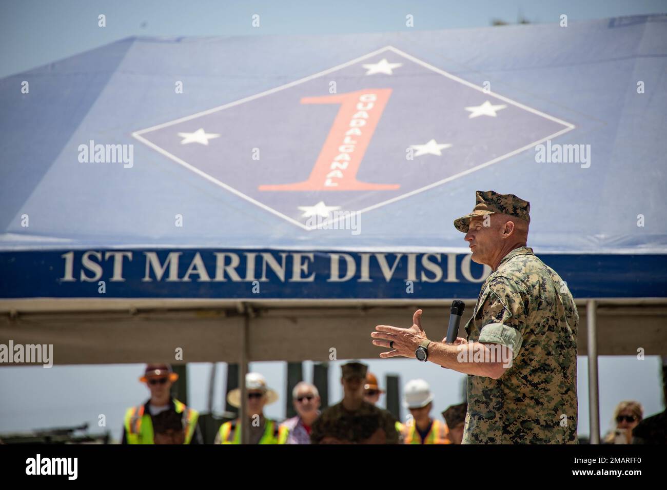 U.S. Marine Corps Maj. Gen. Roger B. Turner, the commanding general of ...