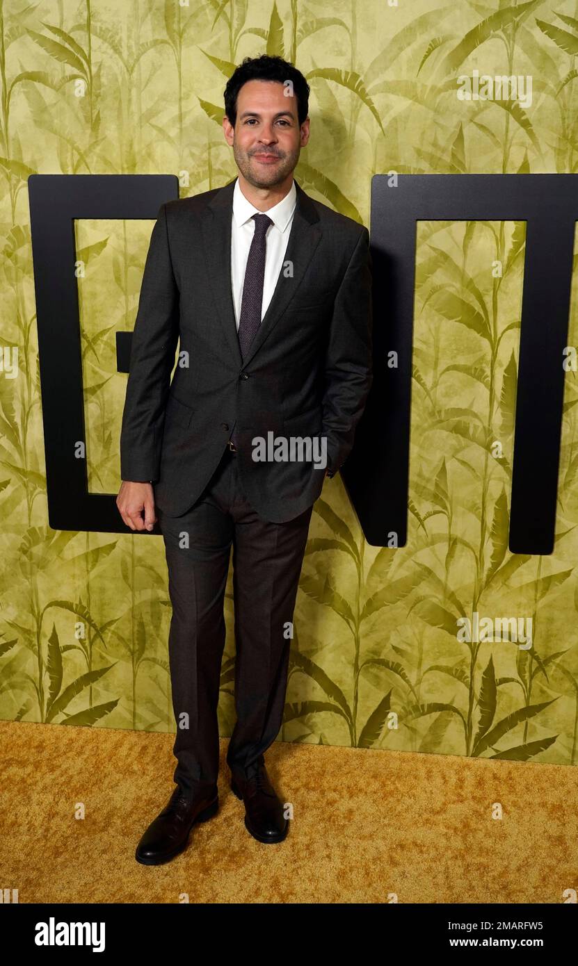 Andrew Leeds poses at the premiere of the FX miniseries "The Patient ...