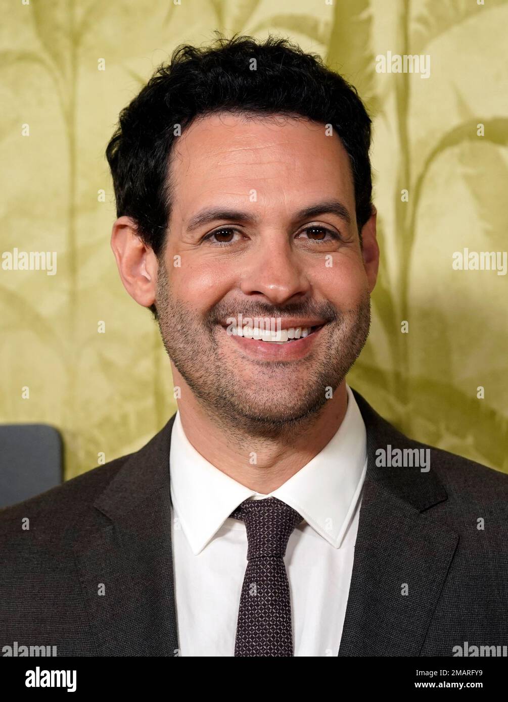 Andrew Leeds poses at the premiere of the FX miniseries "The Patient ...