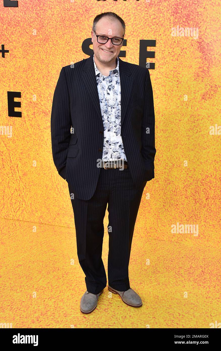 David Hewlett arrives at the premiere of the third season of "See ...