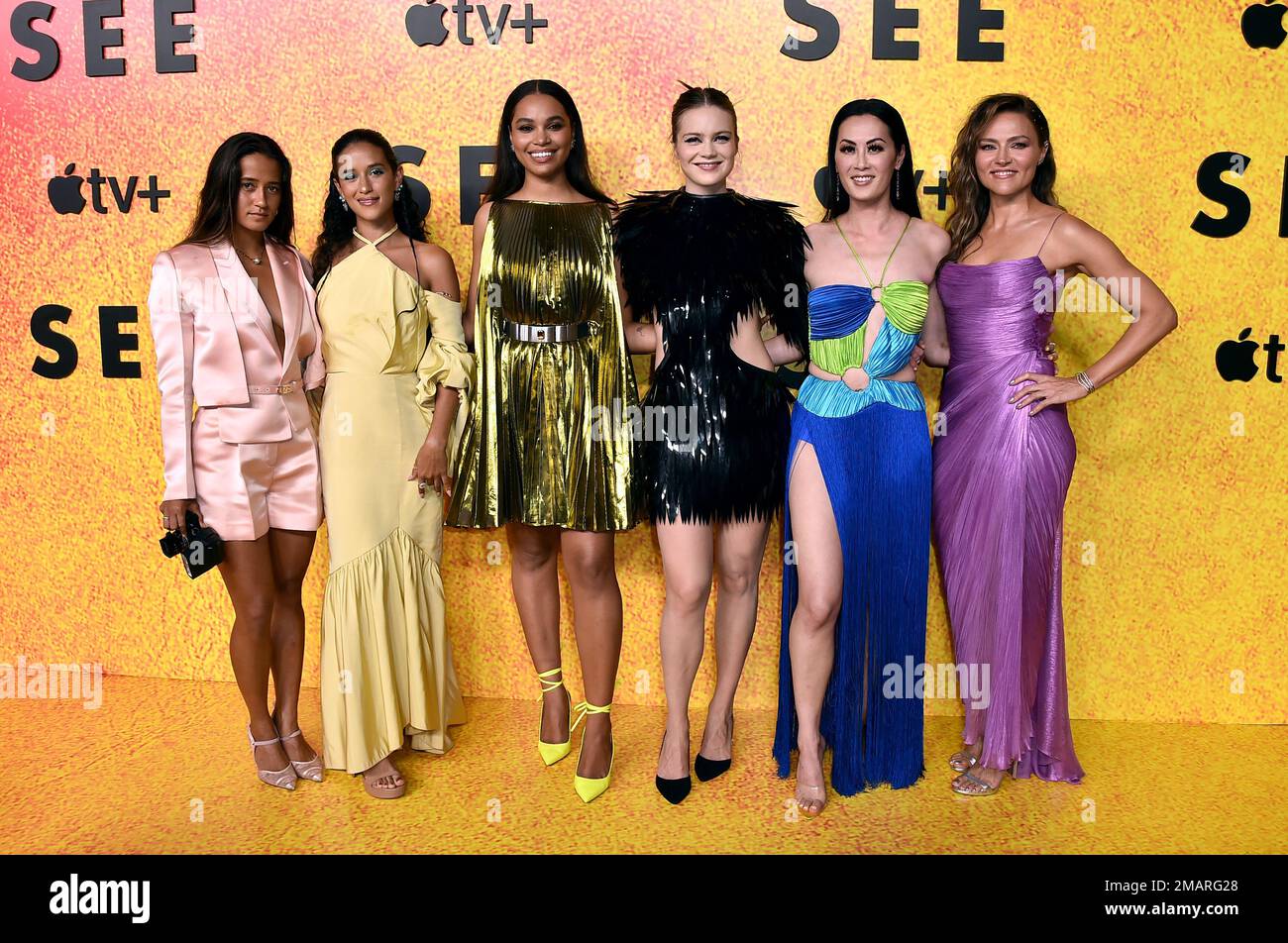 From left, Mainei Kinimaka, Yadira Guevara-Prip, Nesta Cooper, Hera ...