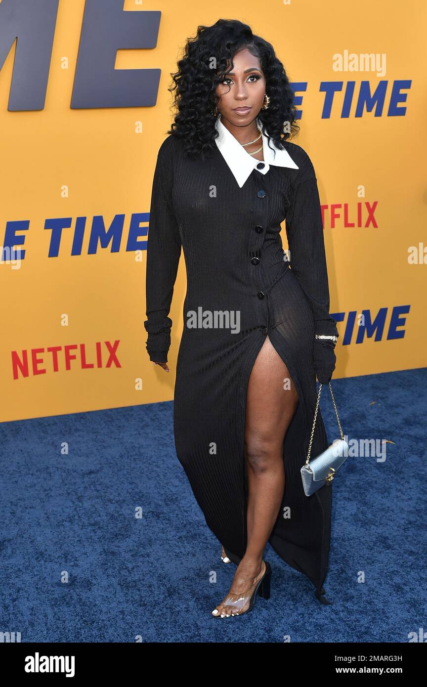 Khat Rabbani arrives at the premiere of "Me Time" on Tuesday, Aug. 23 ...