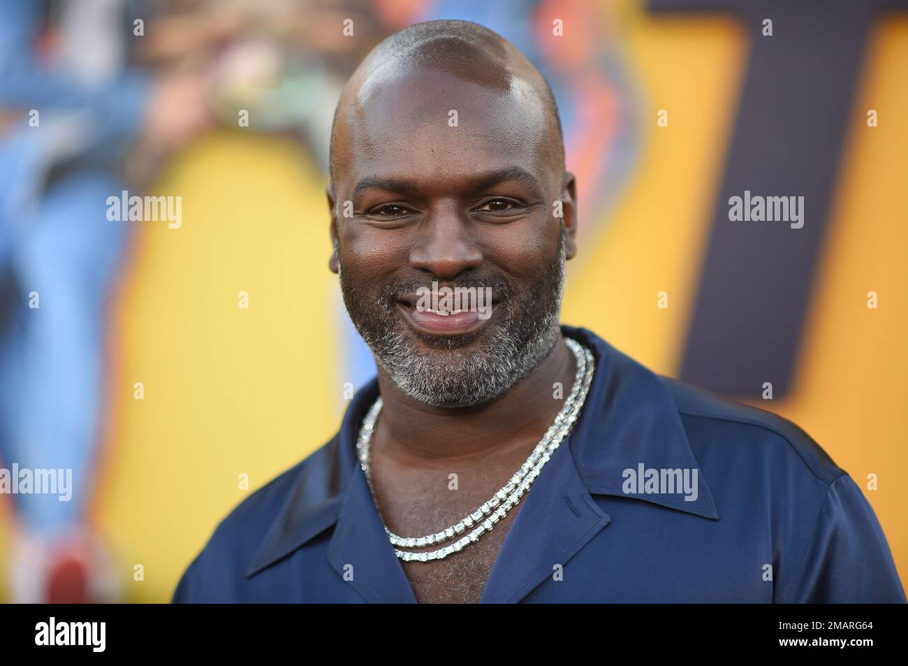 Corey Gamble arrives at the premiere of "Me Time" on Tuesday, Aug. 23 ...