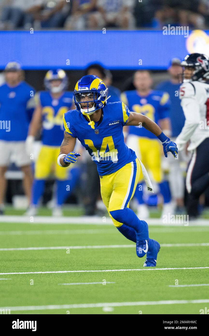 Los Angeles Rams cornerback Cobie Durant (14) runs during an NFL ...