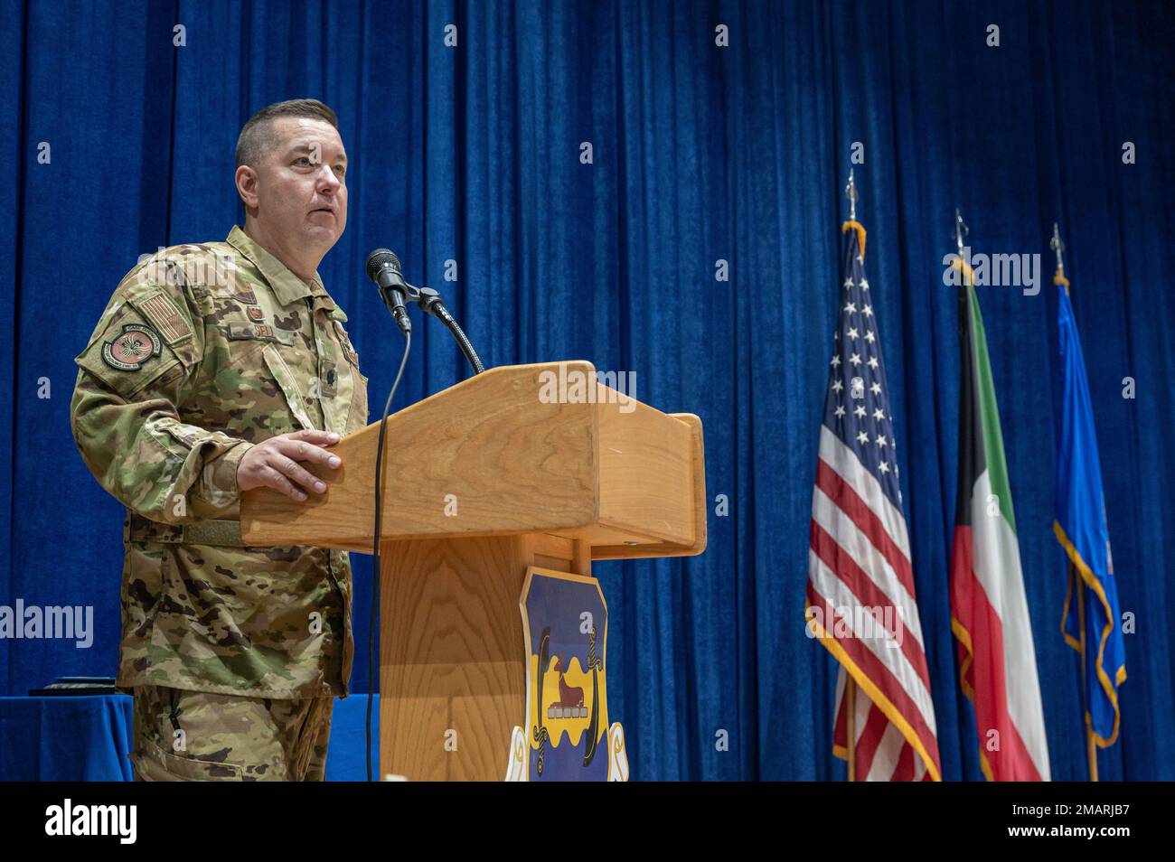 U.S. Air Force Lt. Col. Gregory S. Sell, incoming commander of the ...