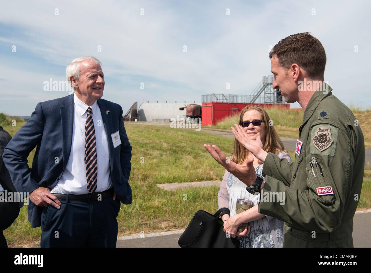 Lt. Col. John Powers, 52nd Operations Support Squadron commander ...