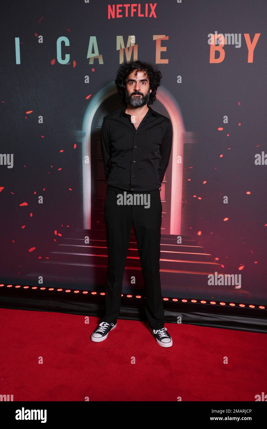 Babak Anvari poses for photographers upon arrival for the premiere of ...