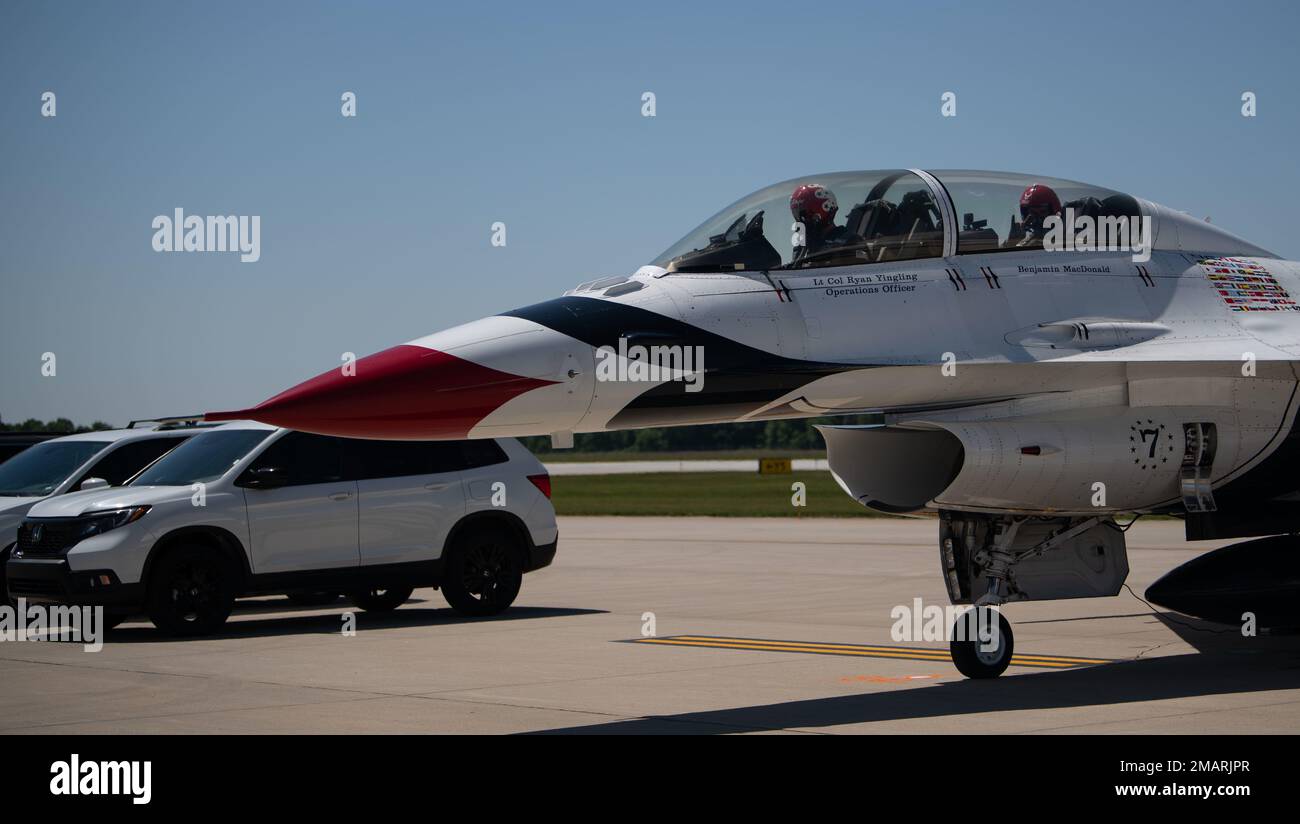 U.S. Air Force Lt. Col. Ryan Yingling, Operations Officer with the USAF ...