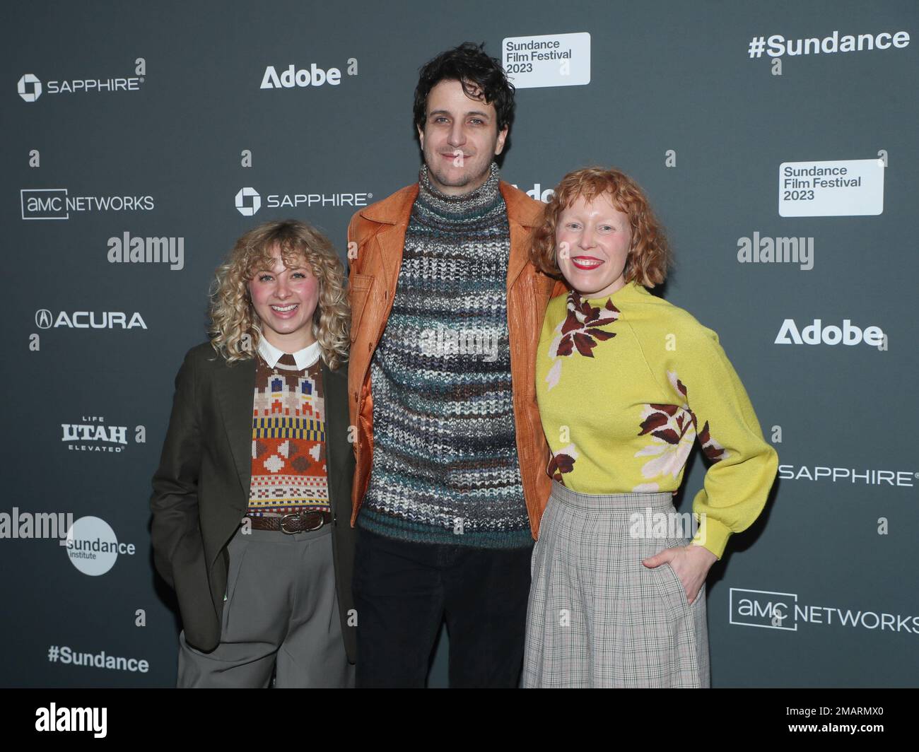 Writers, from left to right, Stefanie Abel Horowitz, Kevin Armento and Katy Wright-Mead pose at ...