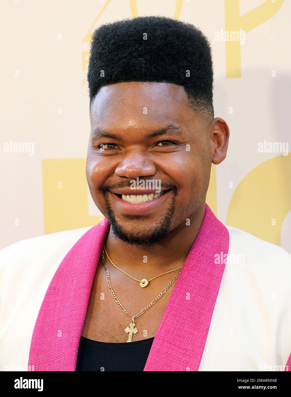 Devere Rogers poses at the premiere of the film "Honk for Jesus. Save ...