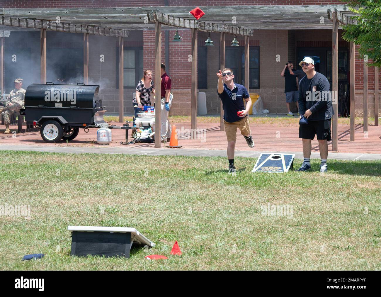 Staff Sgt. Michael Overby, left, and Pfc. Brian Dallas, right, both ...