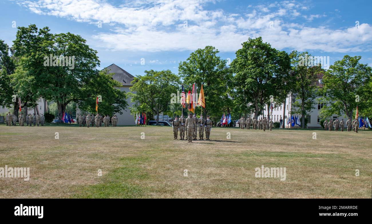 U.S. Soldiers with the 21st Theater Sustainment Command stand in ...