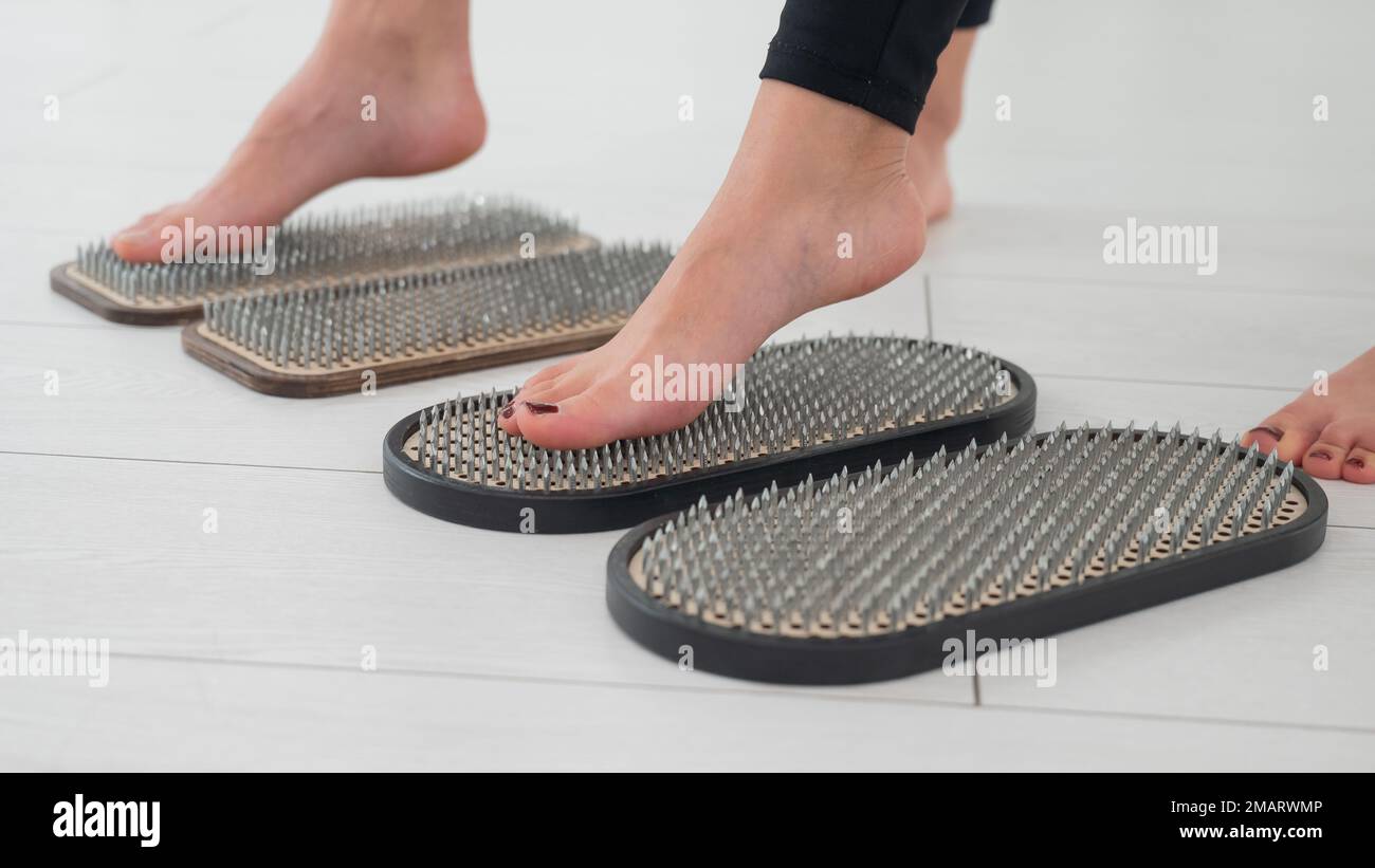 Standing on nails hi-res stock photography and images - Alamy