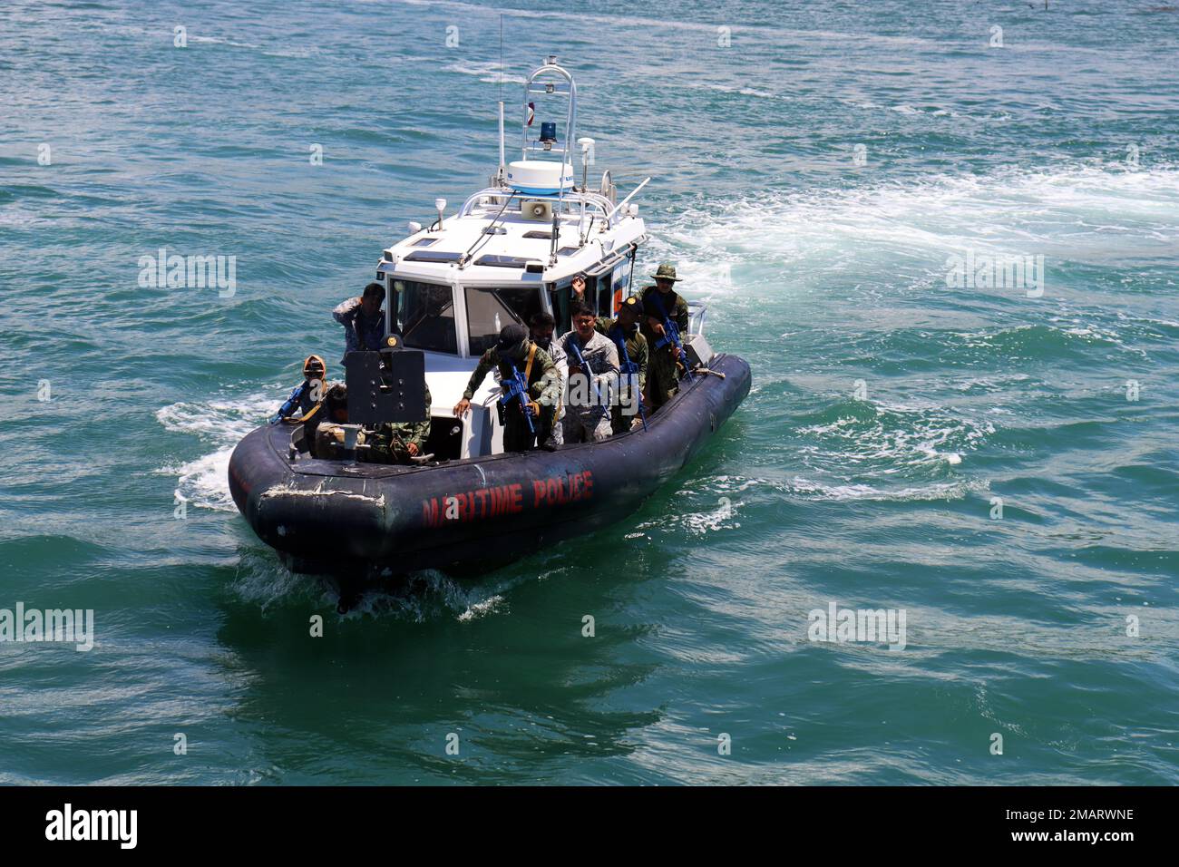 Members of the Philippine National Police - Maritime Group, 2nd Special ...