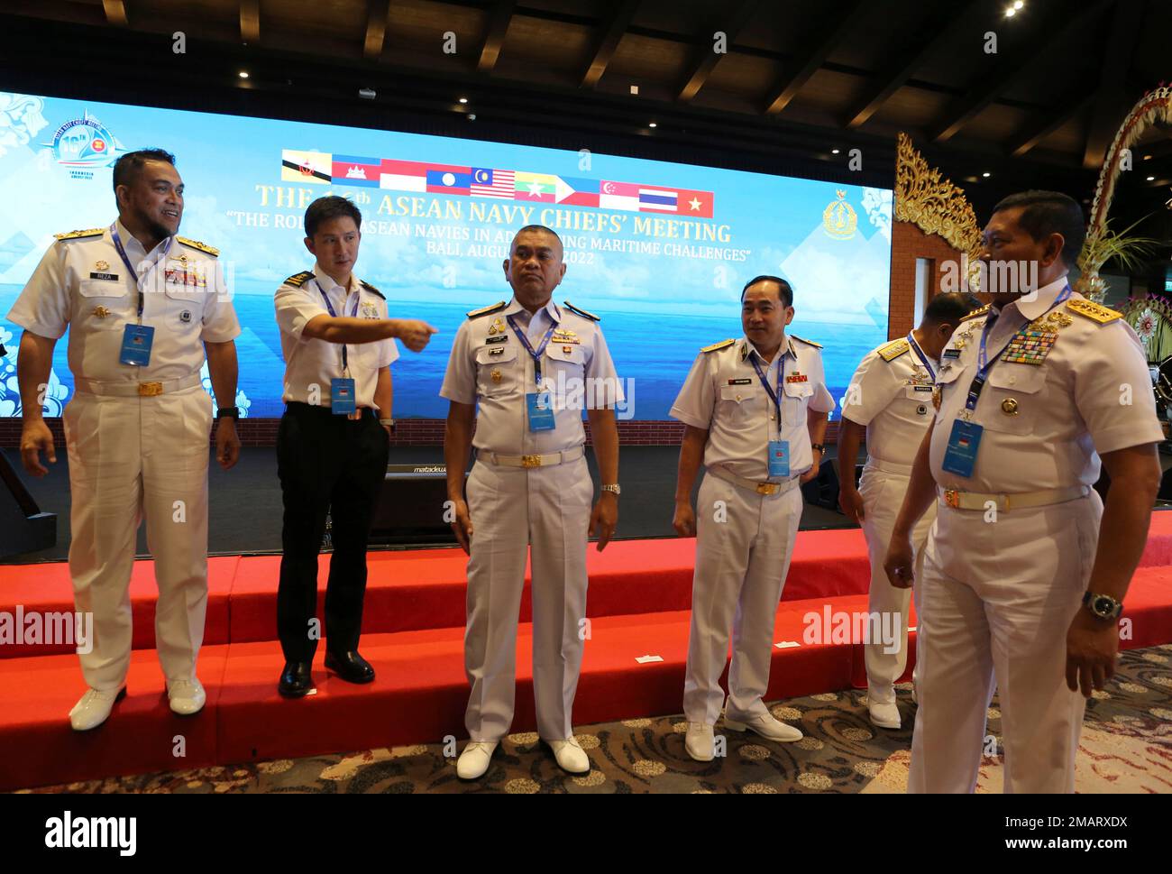 From left, Malaysia's Navy chief Adm. Tan Sri Mohd Reza Bin Mohd Sany ...