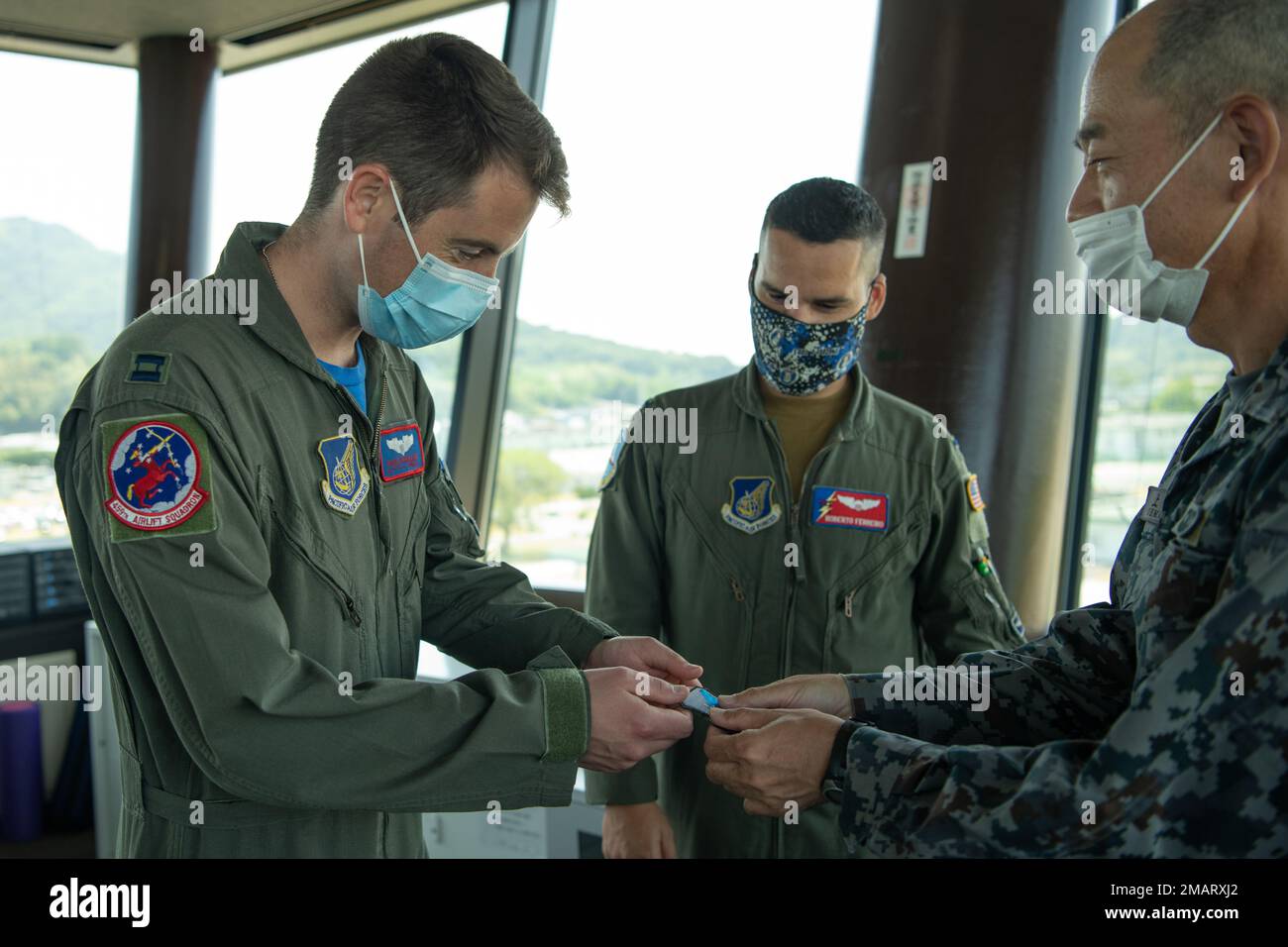 U.S. Air Force Capt. Mark Bodalski, a 459th Airlift Squadron C-12J Huron pilot assigned to ...