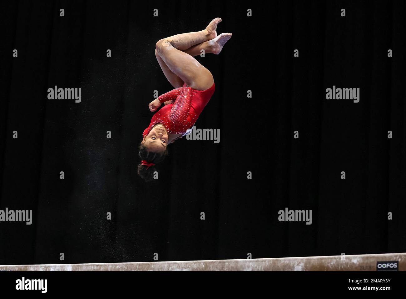 Konnor McClain competes on the beam during the U.S. Gymnastics ...