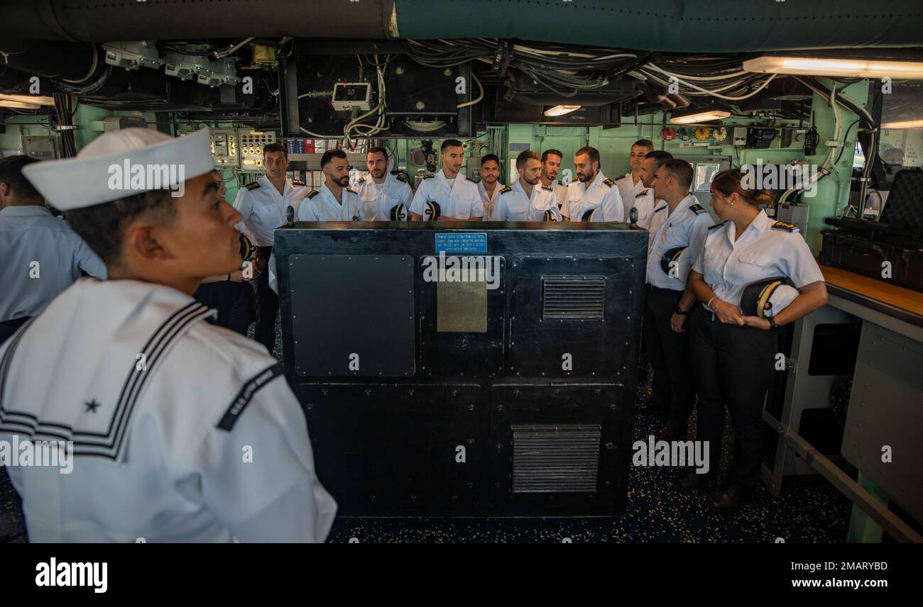 220603-N-KY668-1187 FERROL, Spain (June 3, 2022) Midshipmen from the ...