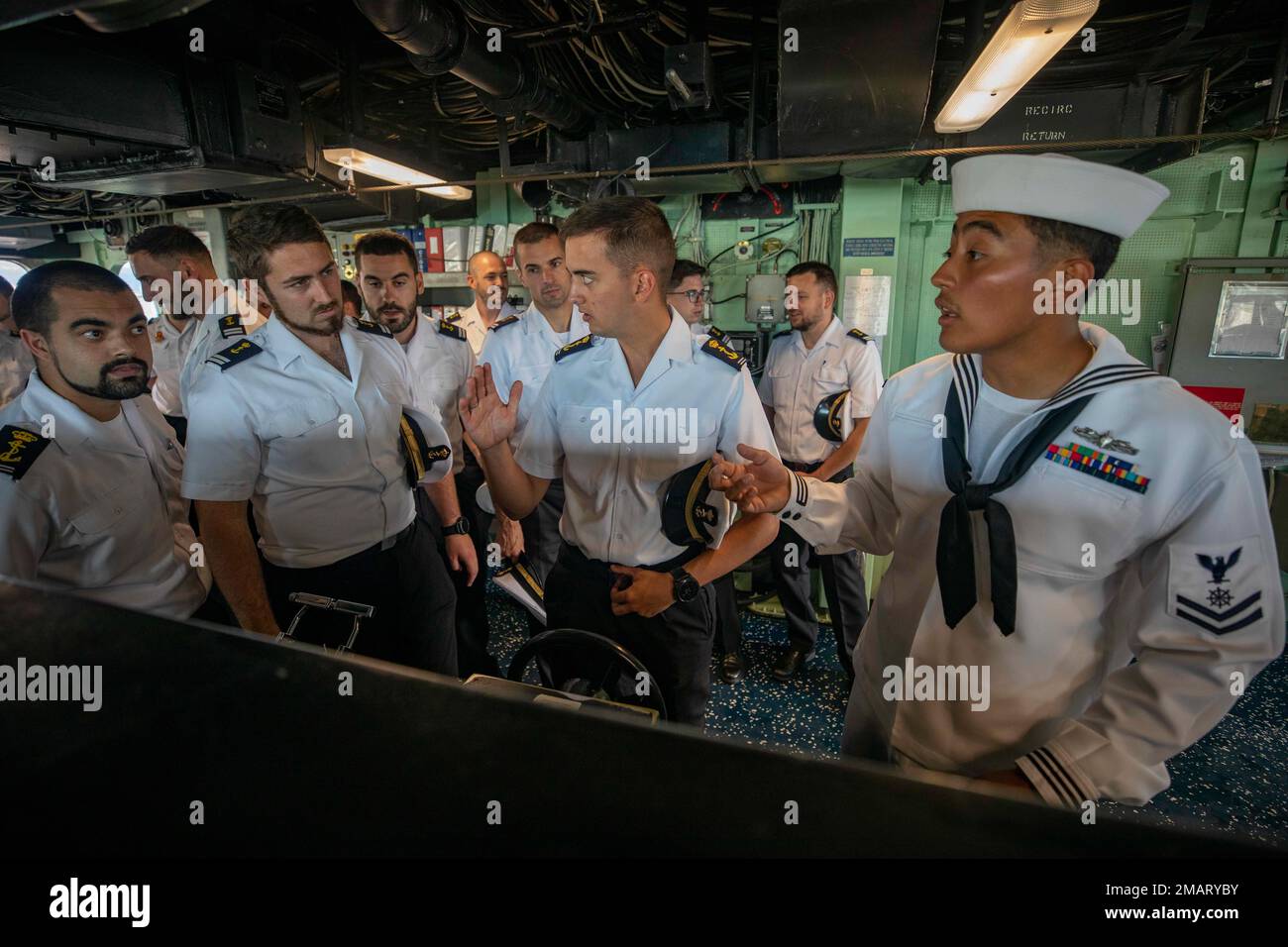 220603-N-KY668-1250 FERROL, Spain (June 3, 2022) Midshipmen from the ...
