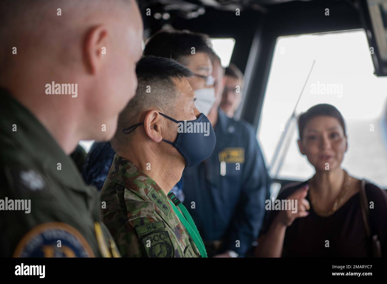 Japan Ground Self-Defense Force (JGSDF) Lt. Gen. Kizuki Ushijima, chief ...
