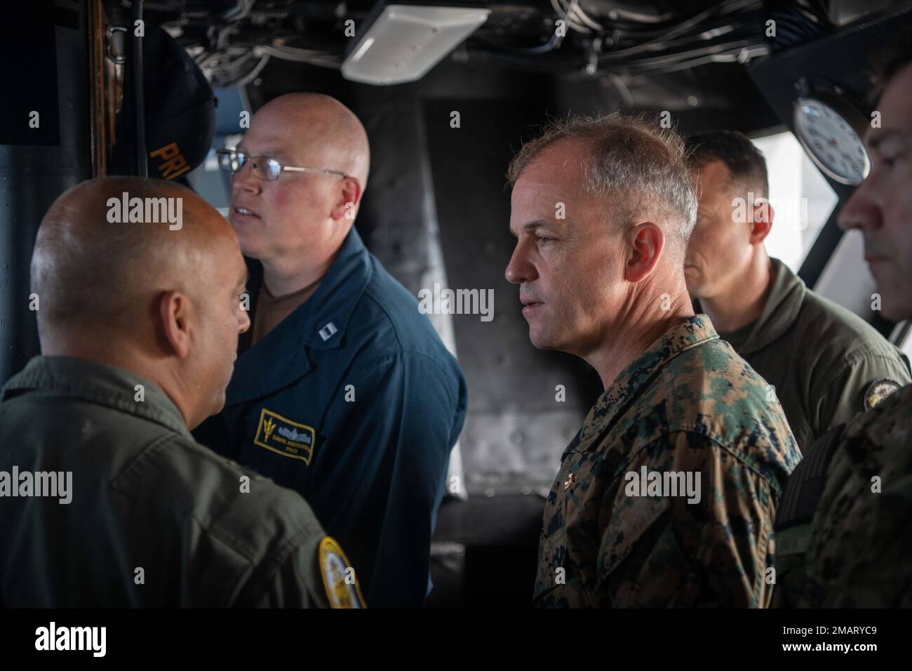 U.S. Marine Corps Brig. Gen. James Wellons, deputy commander of U.S ...