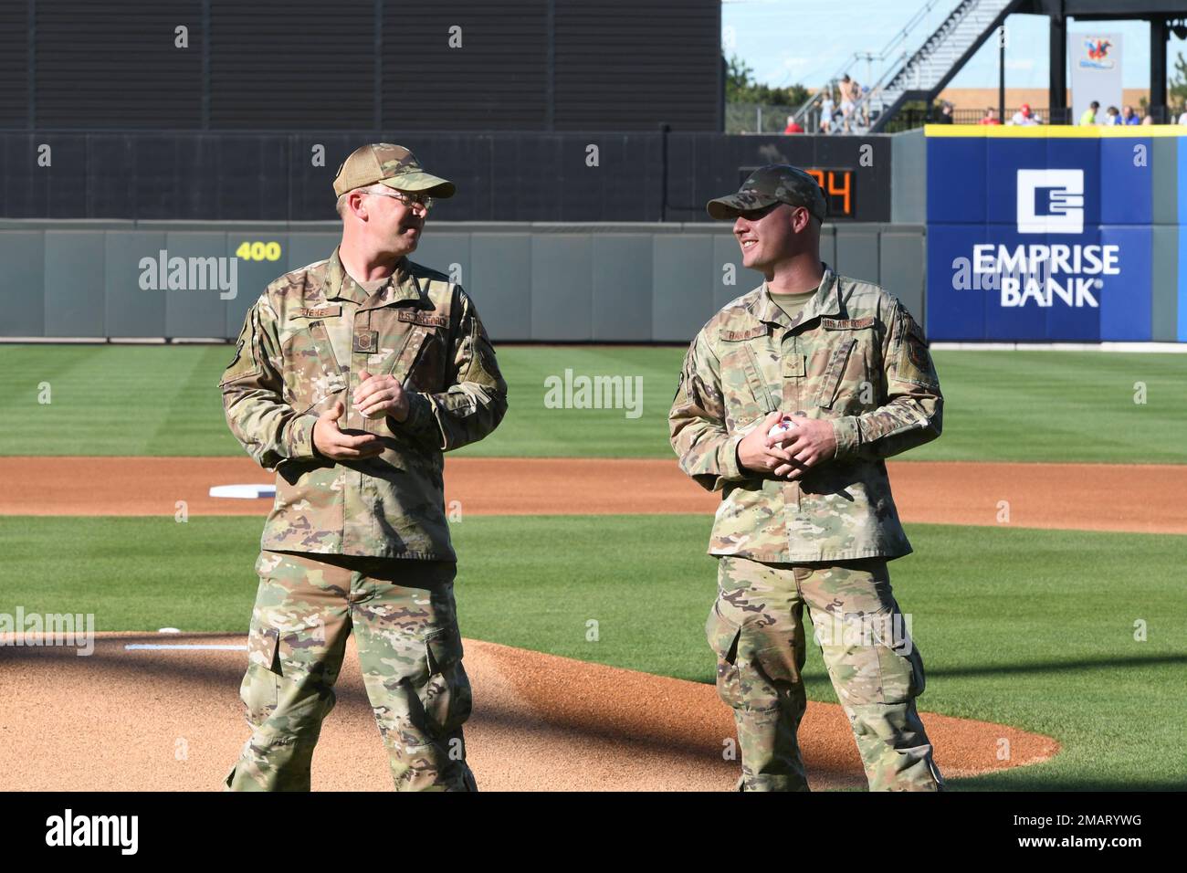 Master Sgt. Andrew Tiehes (left), 22nd Maintenance Squadron aircraft ...