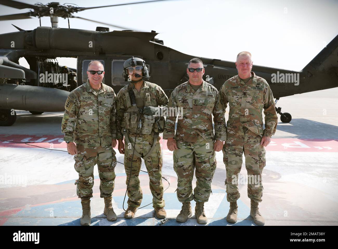 Master Sgt. Eric Stallo had the privilege of being promoted to the rank ...