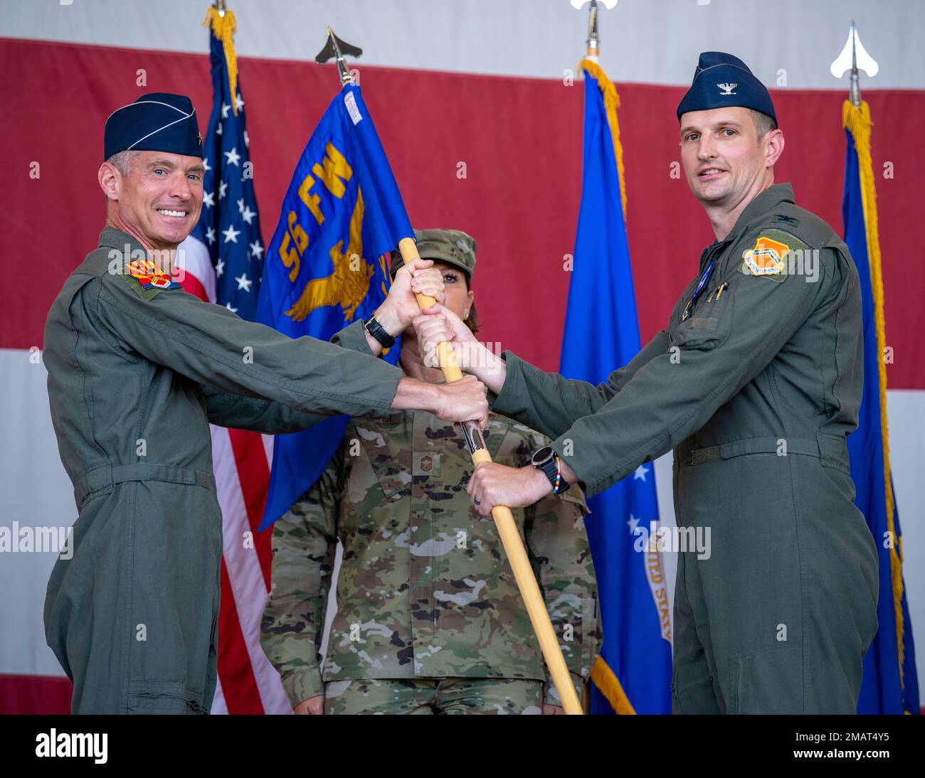 U.S. Air Force Brig. Gen. Gregory Kreuder, 56th Fighter Wing commander ...