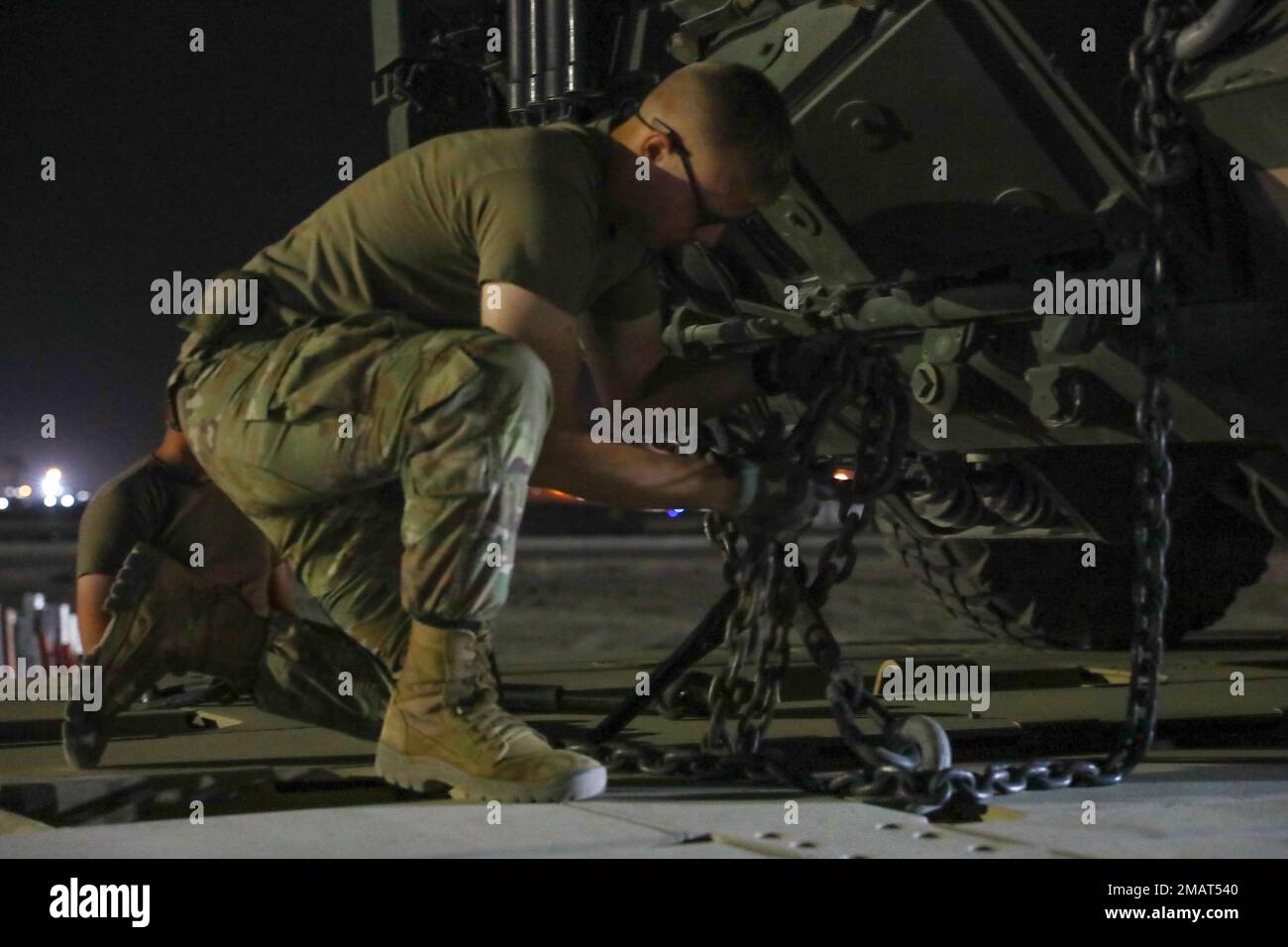Soldiers from the 1st Combined Arms Battalion, 163rd Cavalry Regiment ...
