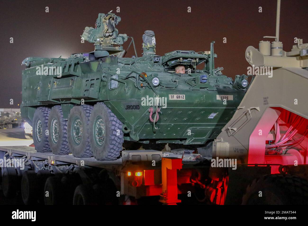 Soldiers from the 1st Combined Arms Battalion, 163rd Cavalry Regiment ...