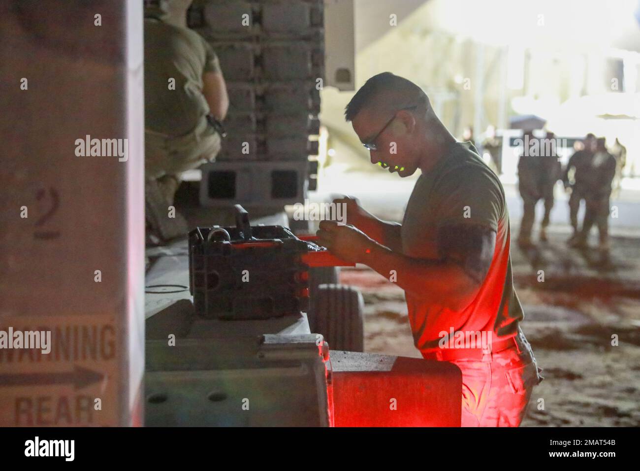 Soldiers from the 1st Combined Arms Battalion, 163rd Cavalry Regiment ...