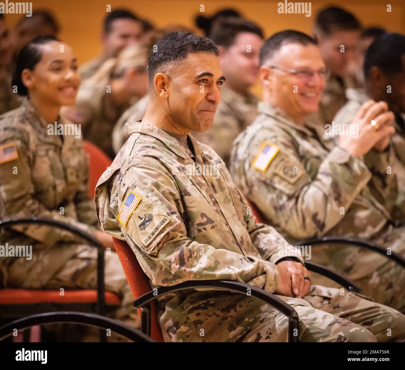 1SG Vincent Nunez at the relinquish of responsibility ceremony Stock ...
