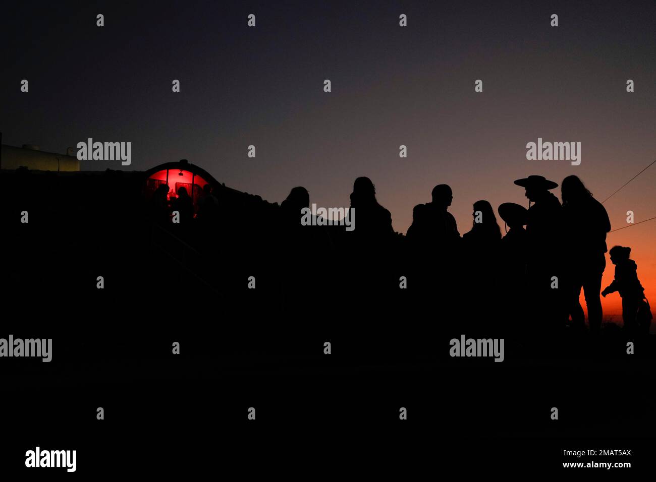 Followers of San La Muerte line up to visit the folk saint's shrine on ...