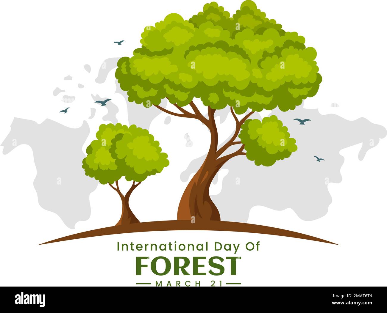 World forestry day on March 21st Illustration to Educate, Love and ...